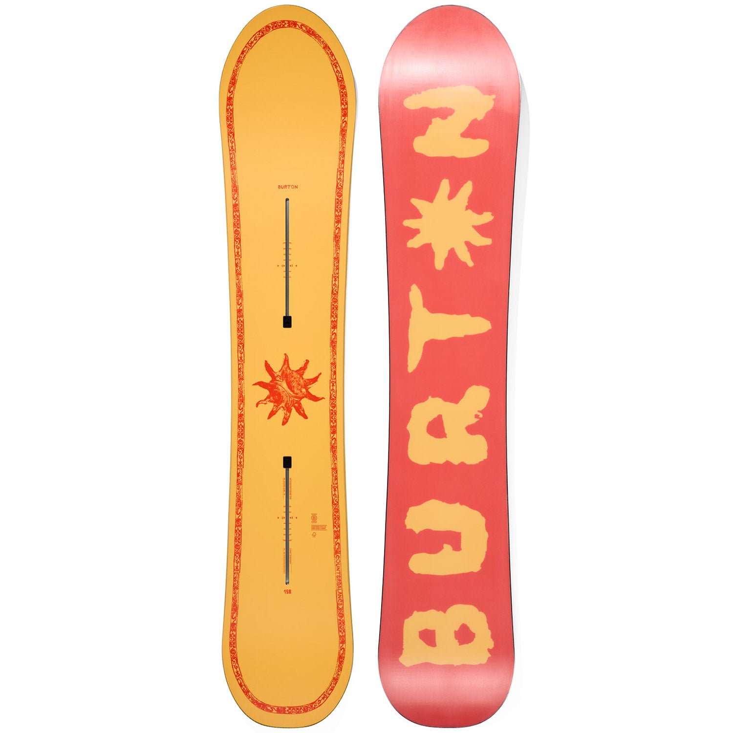 Burton Counterbalance Sun Glow Camber Snowboard - Auski Australia