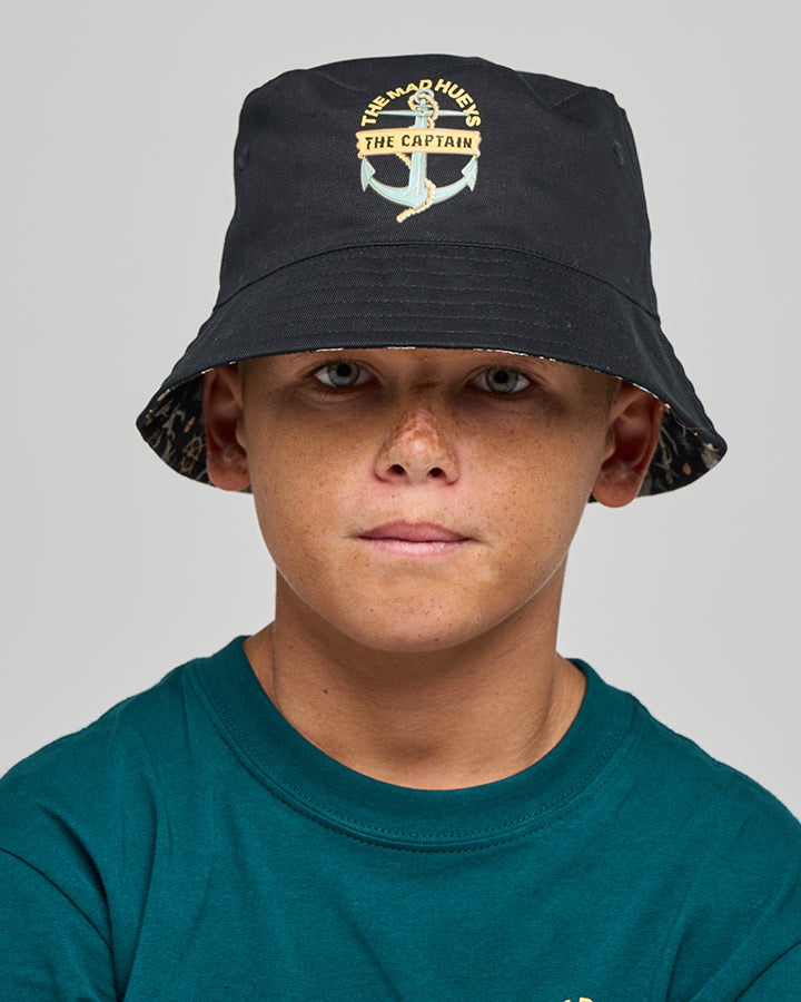 CROC CAPTAIN YOUTH REVERSIBLE BUCKET HAT - Auski Australia