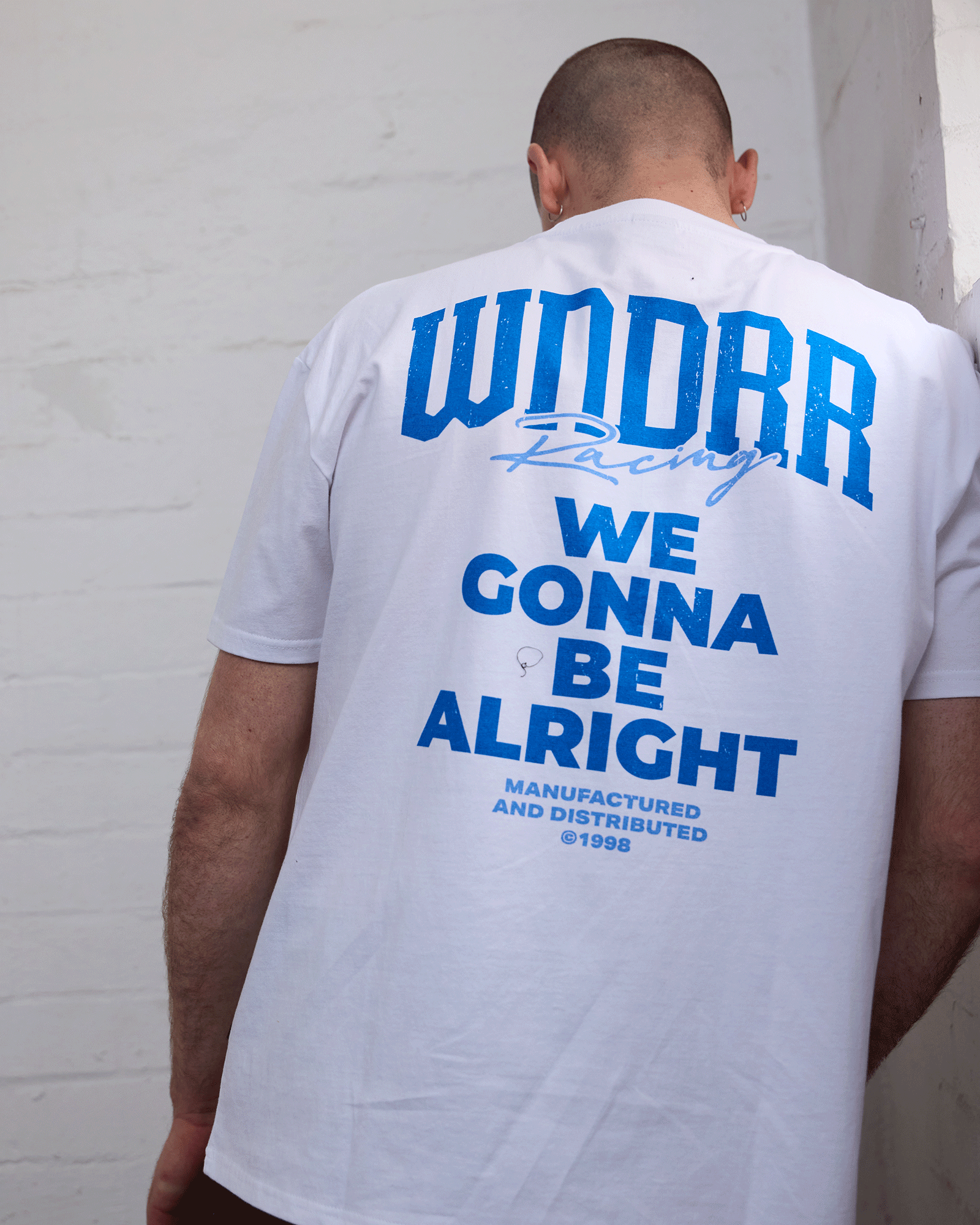 SWERVE BOX FIT TEE - WHITE - Auski Australia